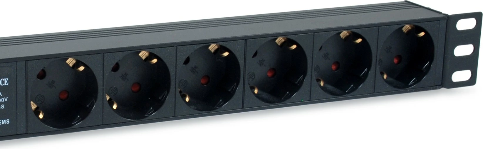 PDU Equip 6-shpina, 1U, 1.8m, alumini | foleja.al